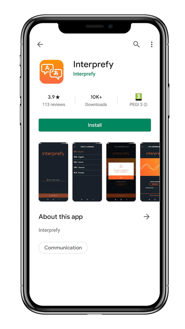 Interprefy Mobile App User Guide